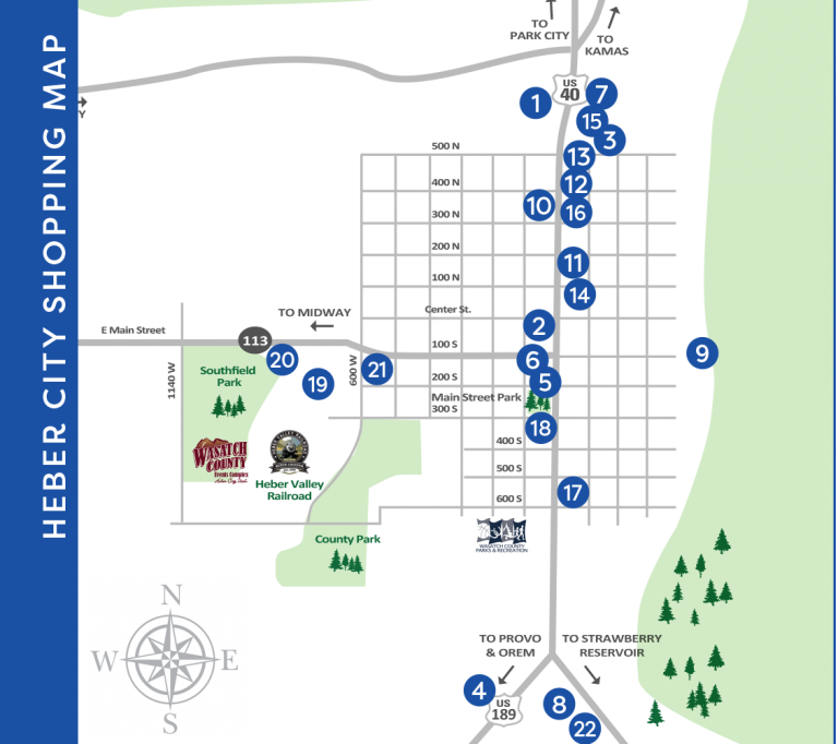 Heber and Midway Local Services Maps